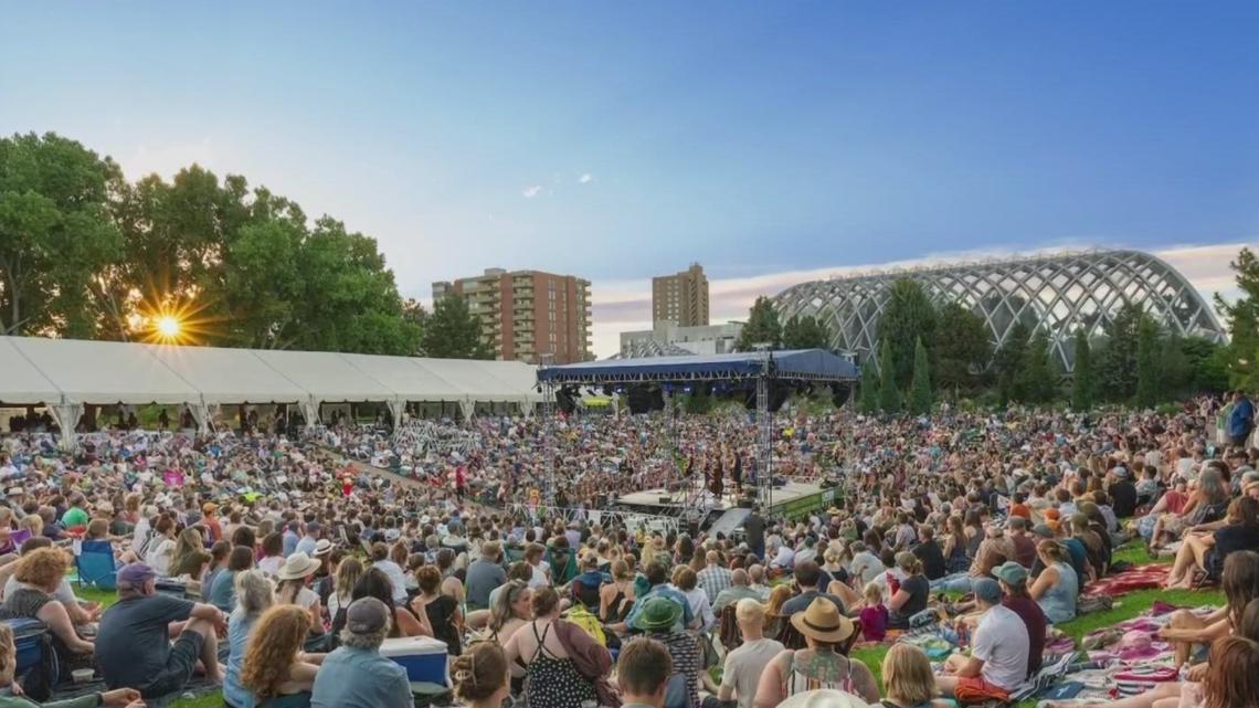 Denver Botanic Gardens 2025 summer concert series schedule | 9news.com