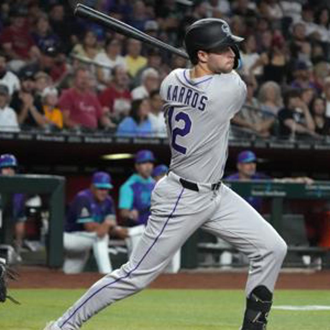 Kyle Karros shines in Rockies debut with first MLB hit and RBI | 9news.com
