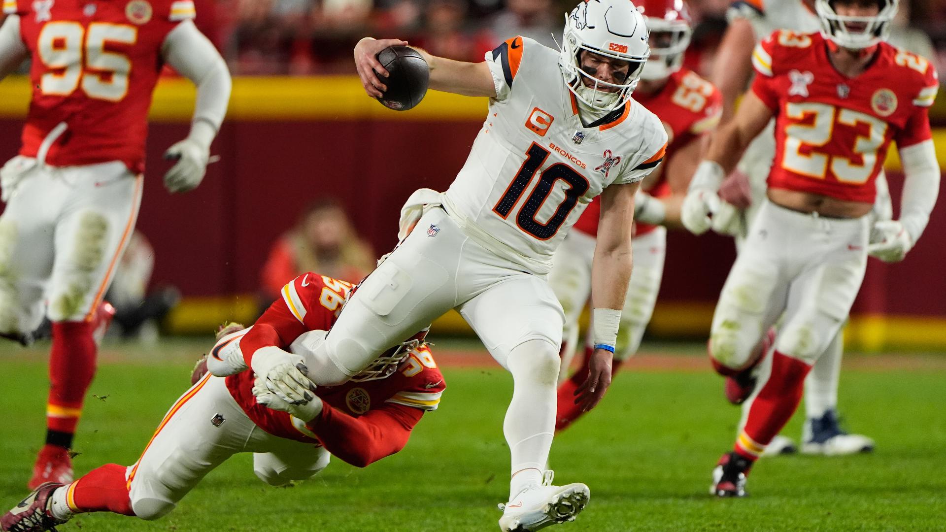 Methodical Broncos beat Chiefs, 20-13 with late touchdown after K.C ...