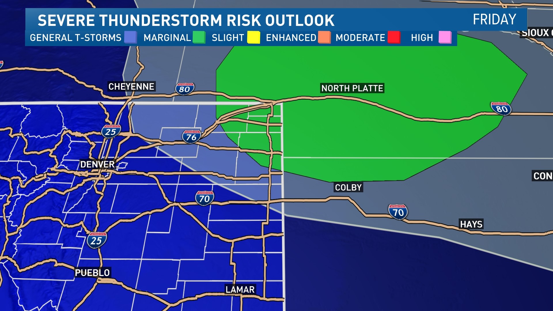 Afternoon thunderstorms roll along the Front Range | 9news.com