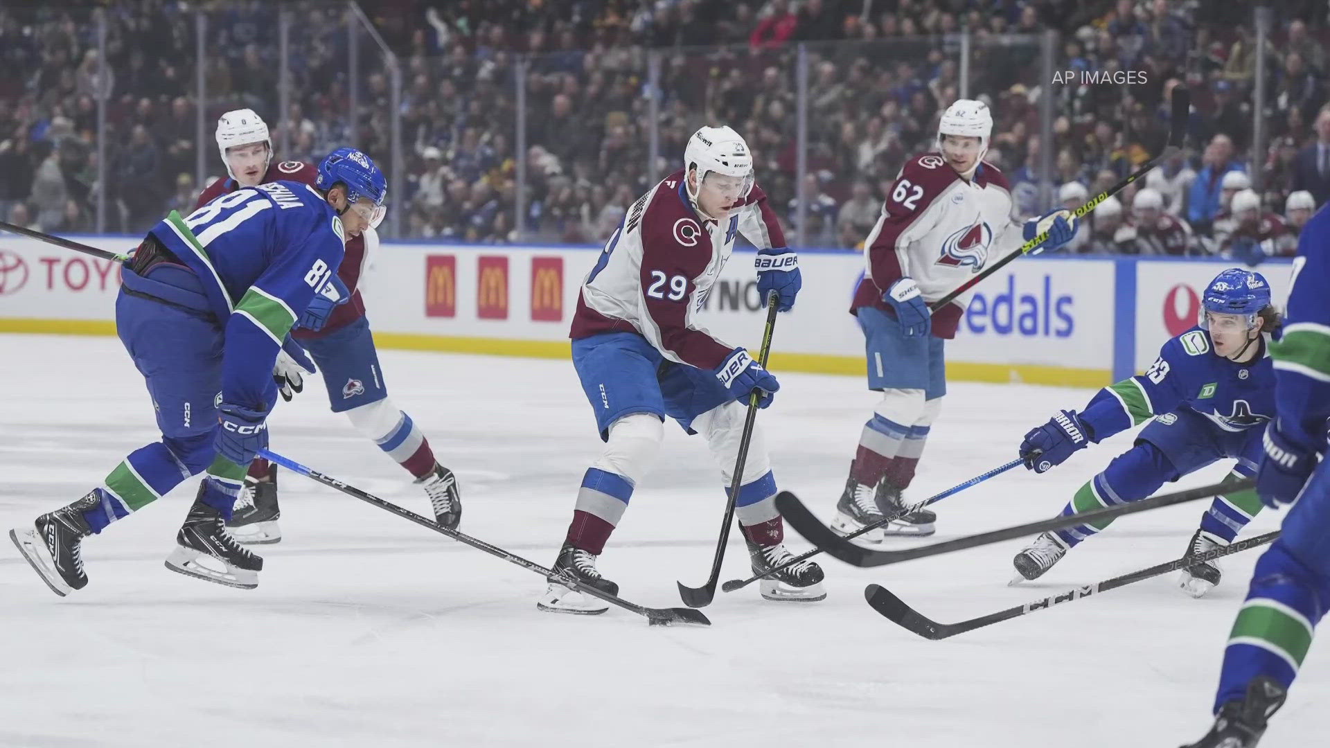 Avalanche face Canucks in final home game of the season | 9news.com