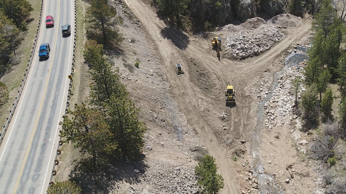 Little Thompson River moved to reduce flood risk on US 36 | 9news.com