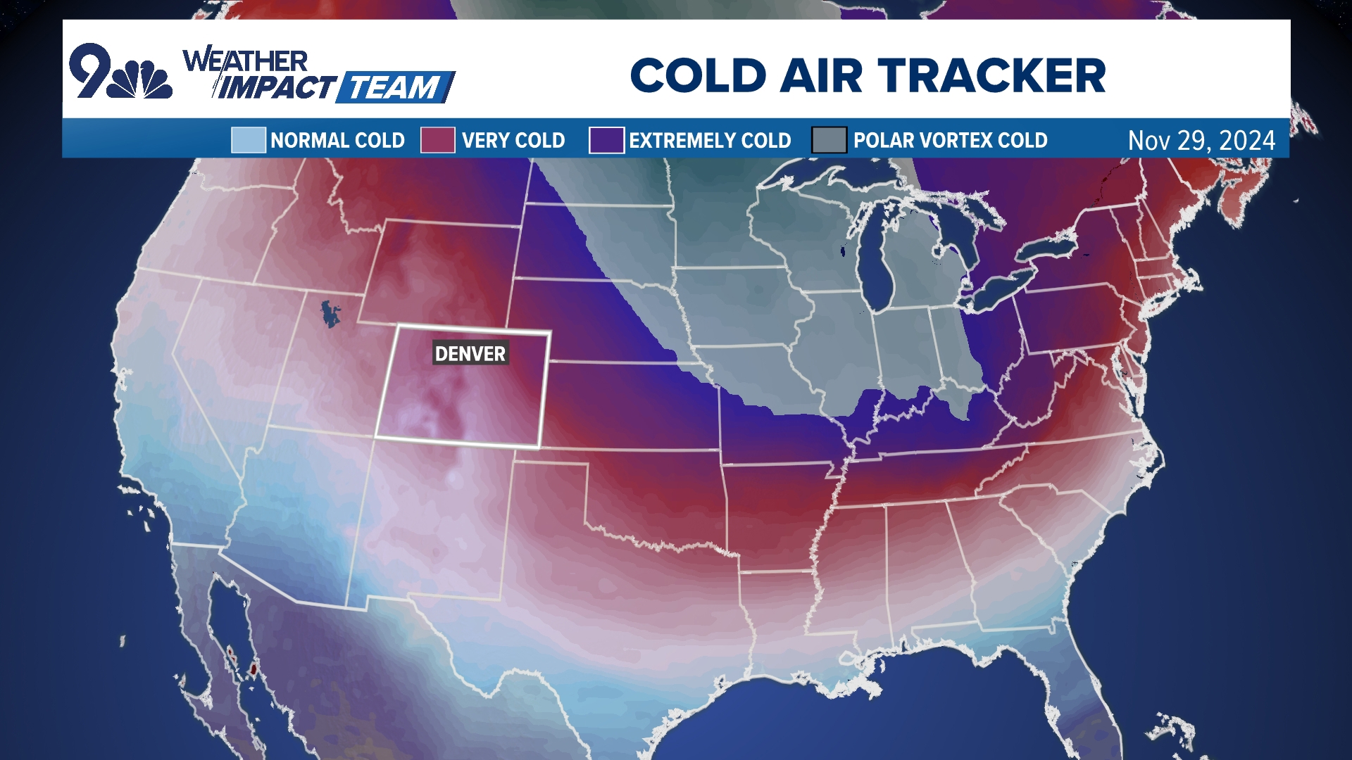 Polar vortex, bomb cyclone to affect Thanksgiving week weather | 9news.com