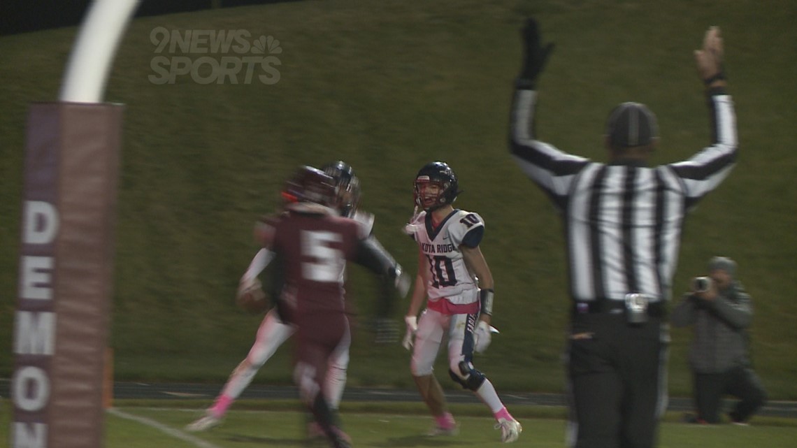 Dakota Ridge High School football rallies to knock off Golden | 9news.com
