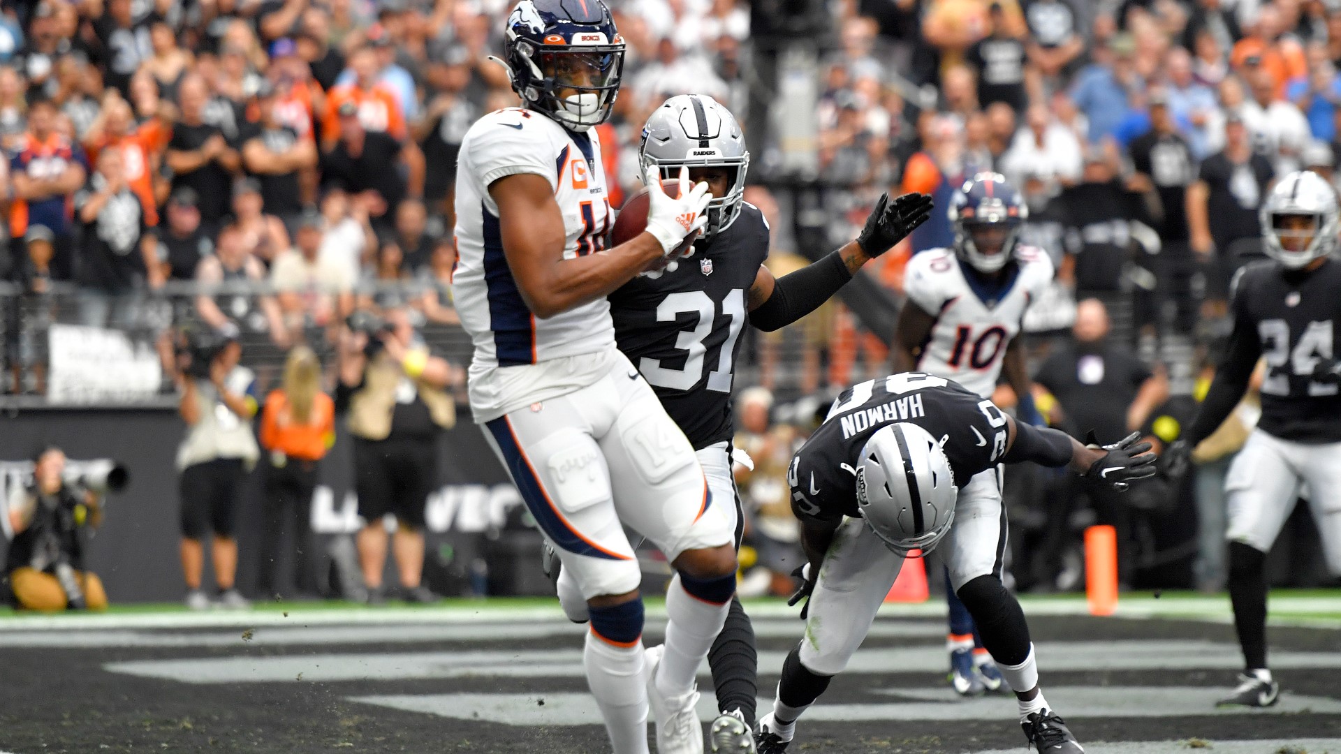 Denver Broncos fumble game away against Las Vegas Raiders | 9news.com