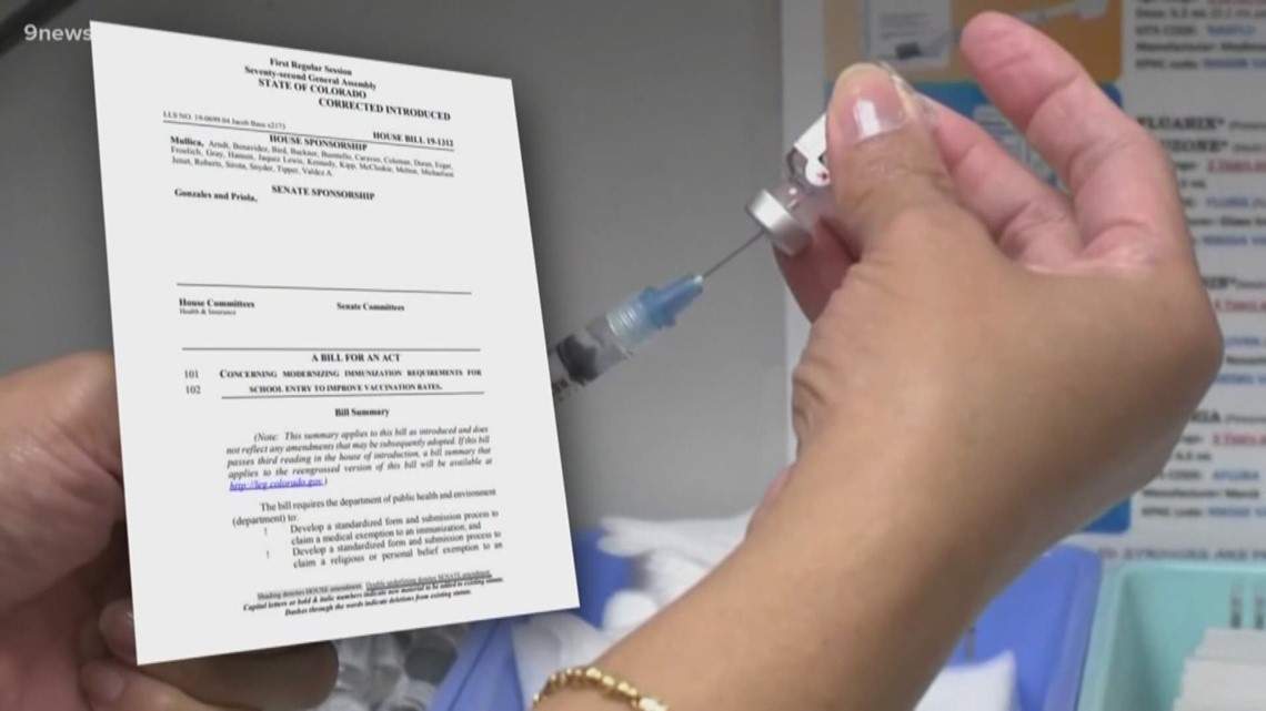 Colorado House committee takes up immunization bill | 9news.com