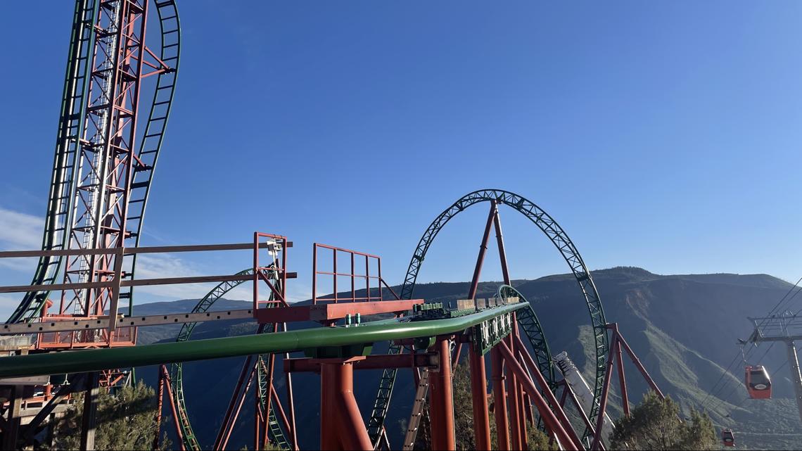 Highest looping roller coaster in US opens in Colorado mountains ...