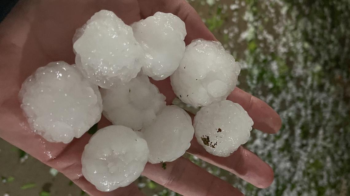 Hail size reports from Denver area thunderstorm | 9news.com