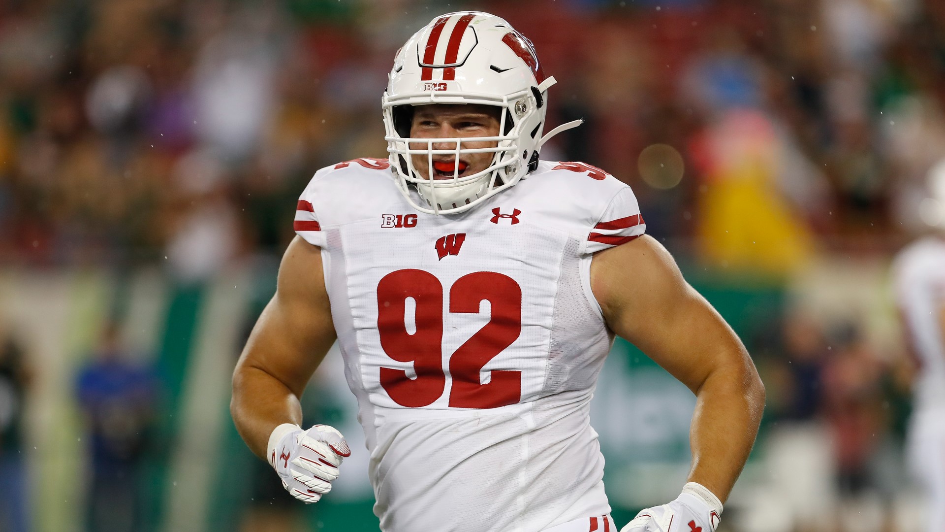 Zach Azzanni working with Dwayne Stukes on Montrell Washington | 9news.com