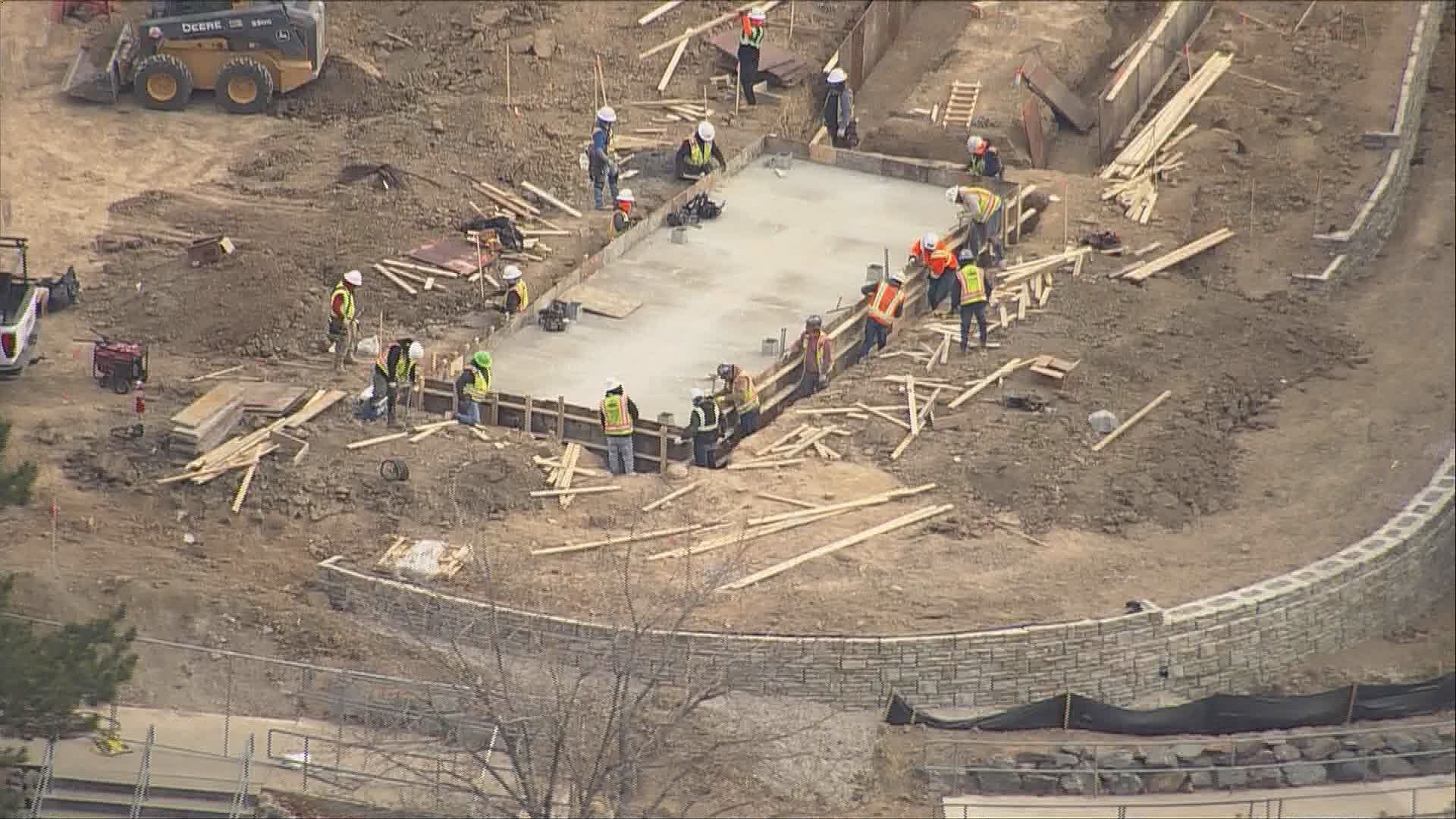 Water World constructing new 'Summit Canyon' rides | 9news.com