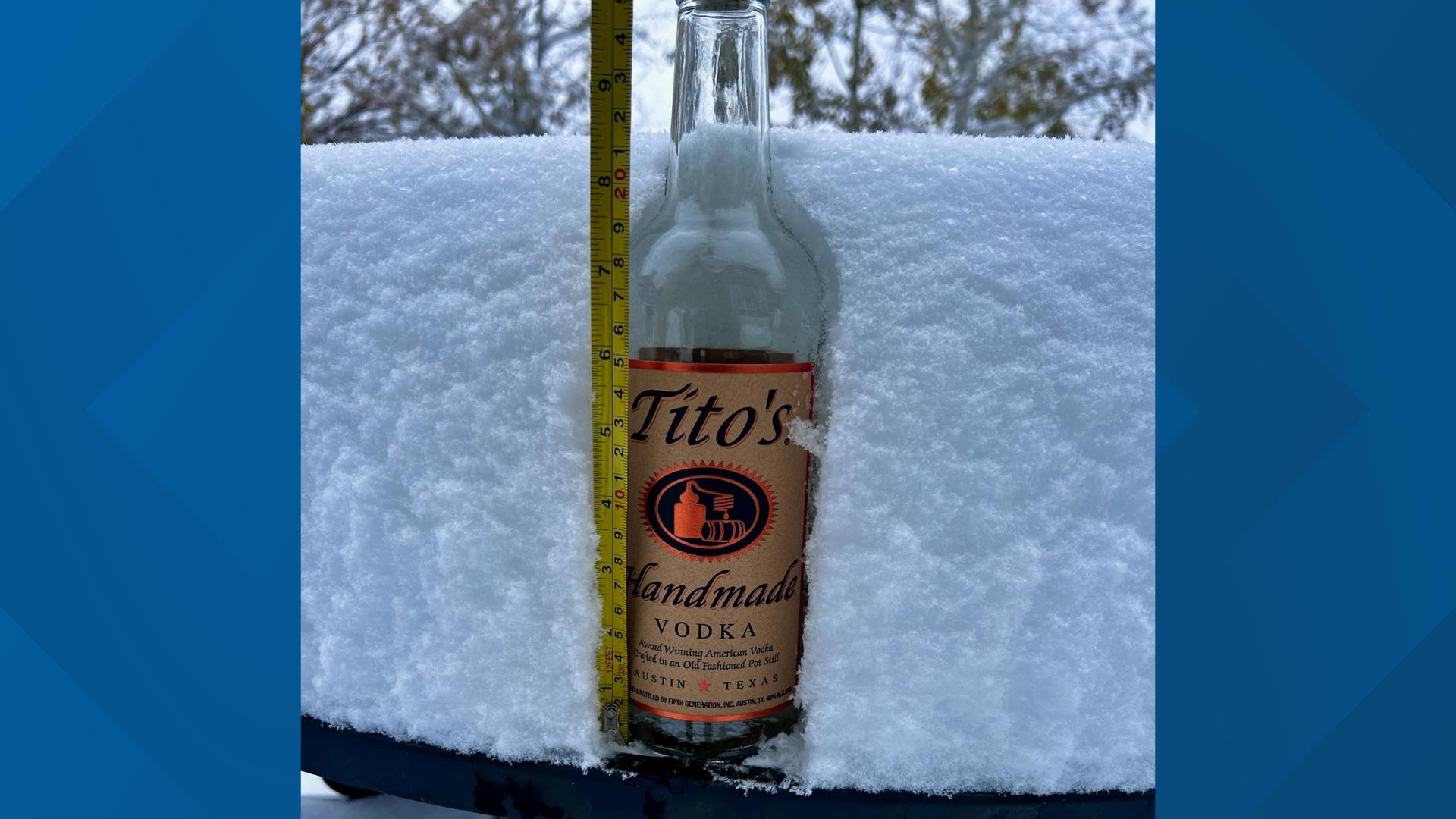 How much snow did Denver get this week? | 9news.com