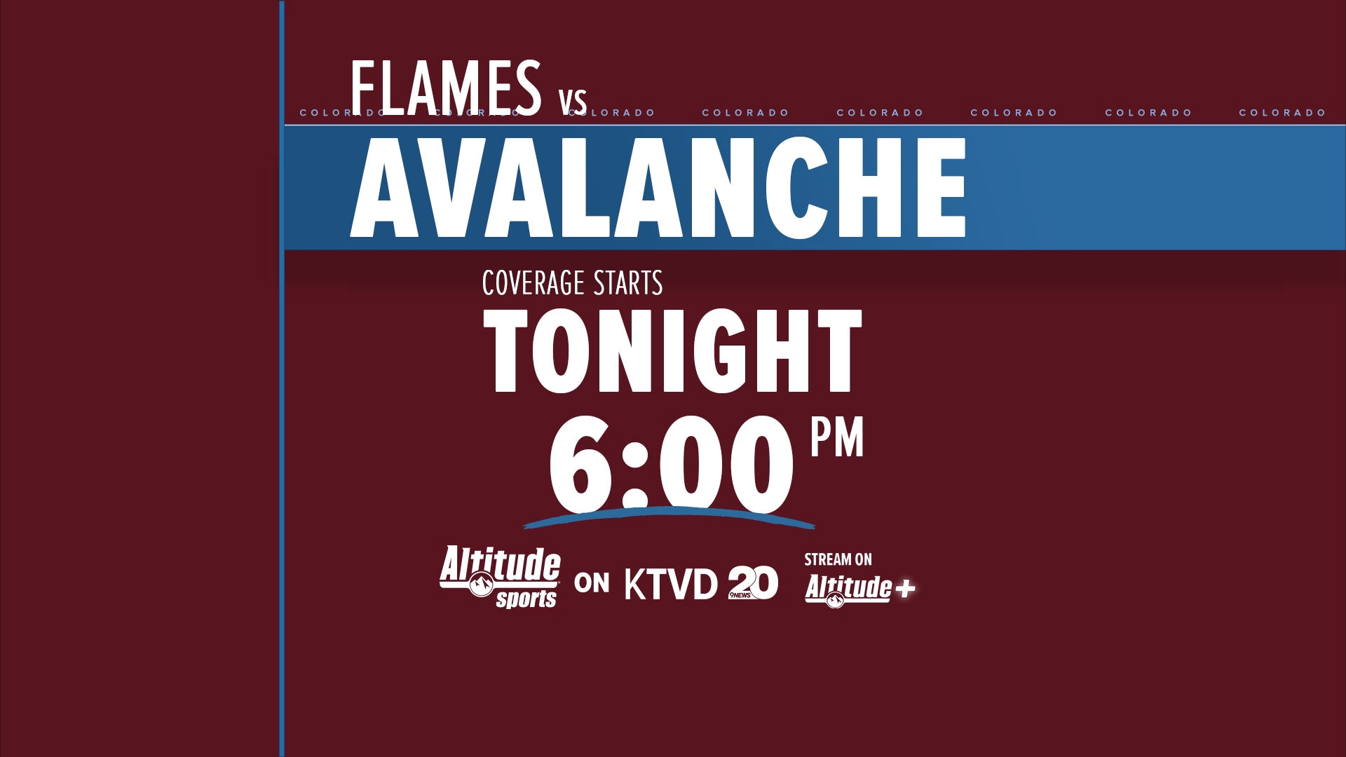 Colorado to host Flames on KTVD Channel 20: How to watch for free ...