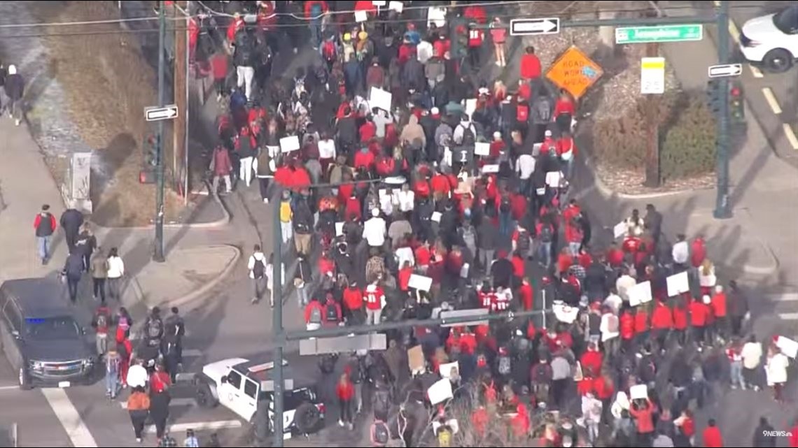 Denver high school students plan walkout after classmate's death | 9news.com