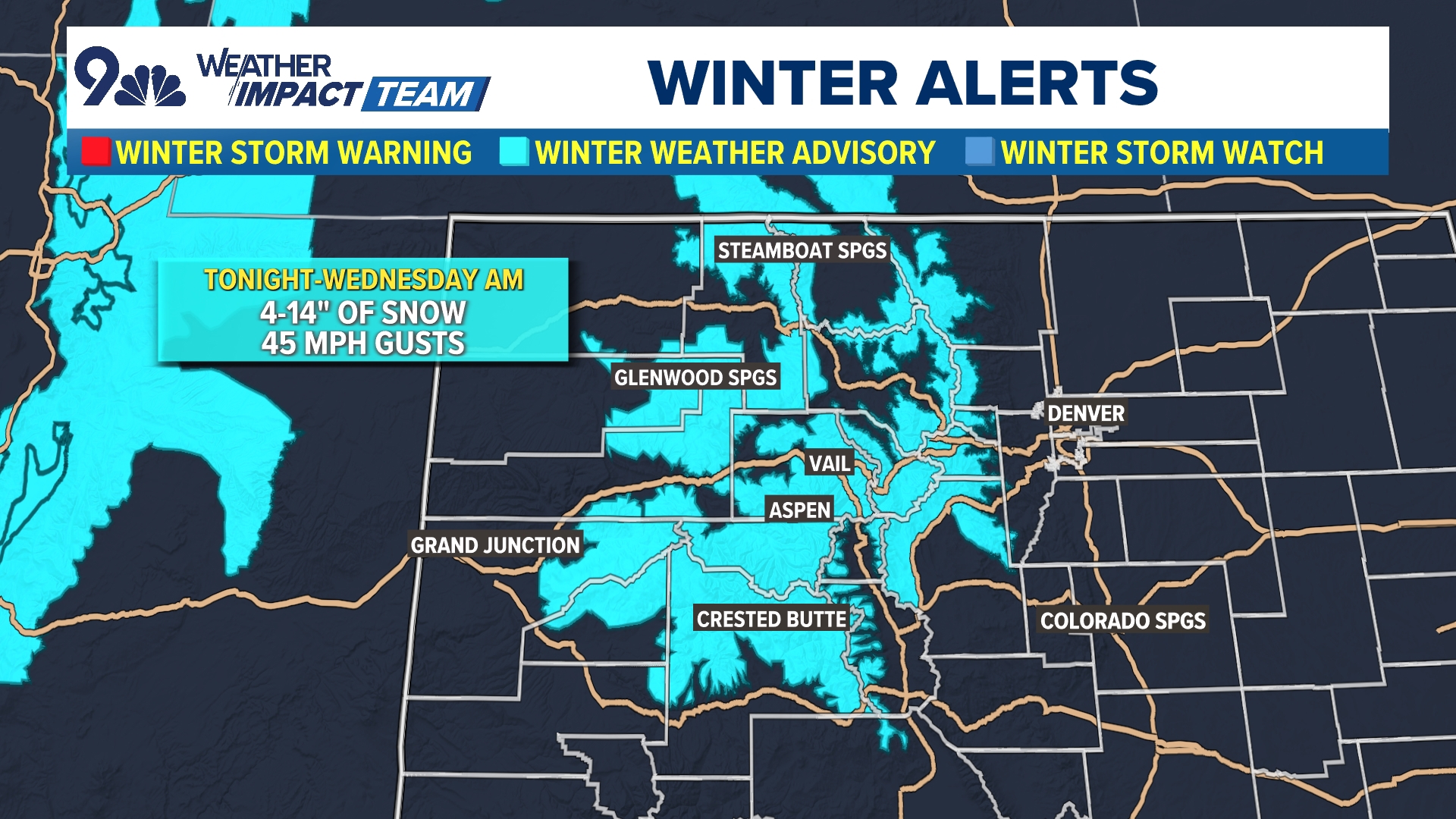 Colorado weather: Denver's mountains face heavy snow and travel ...