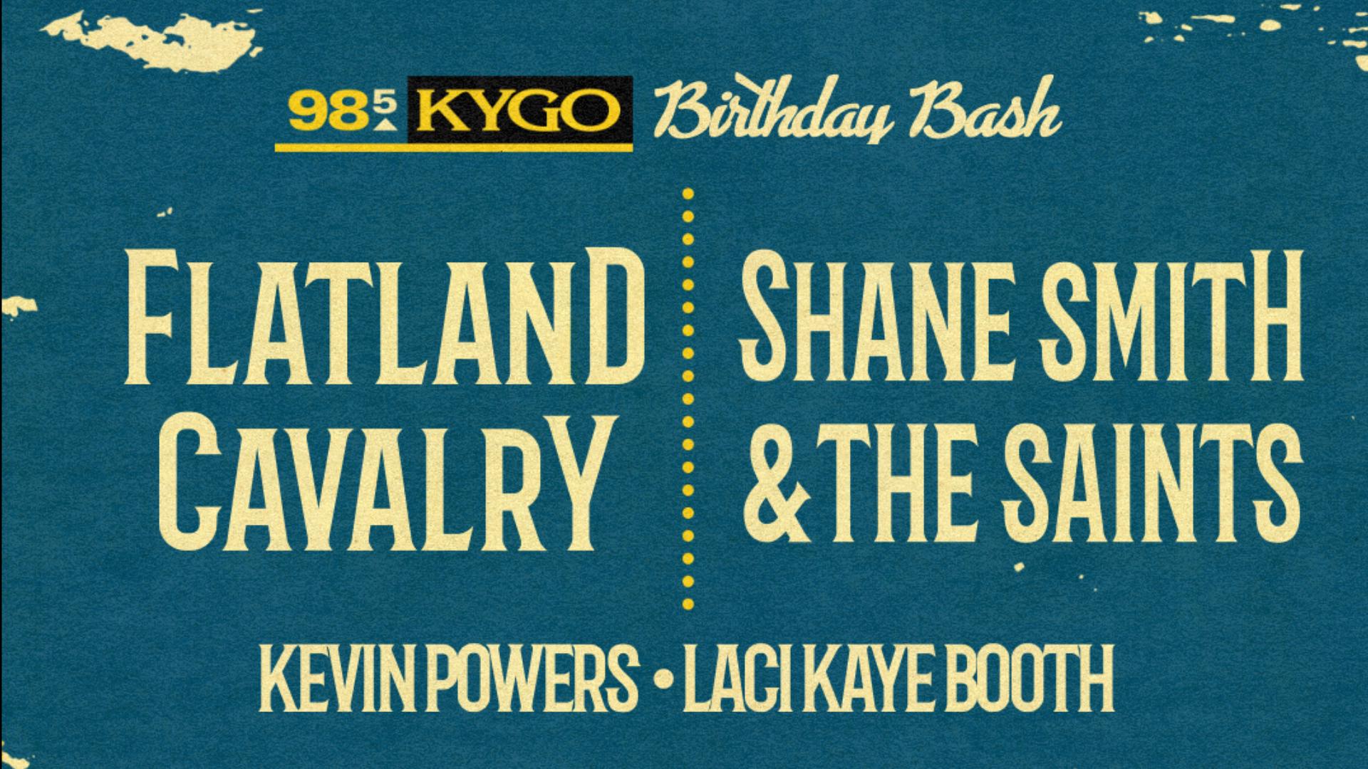 Here's the country music lineup at KYGO's Birthday Bash concert | 9news.com