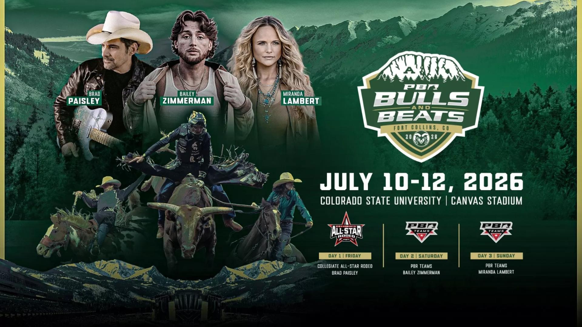 3 country music stars to headline PBR bull riding event in Colorado ...
