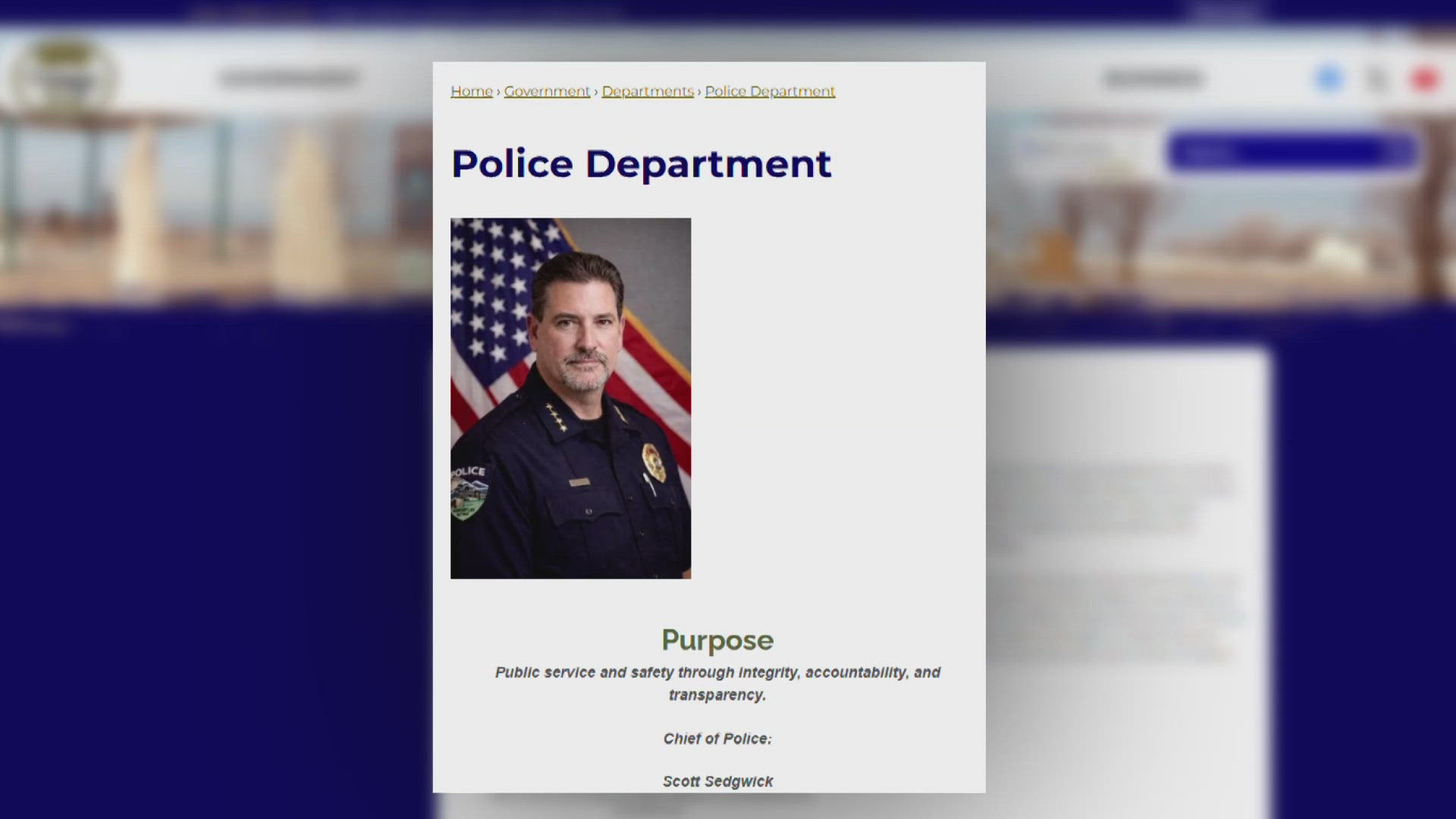 Hudson police chief placed on administrative leave | 9news.com