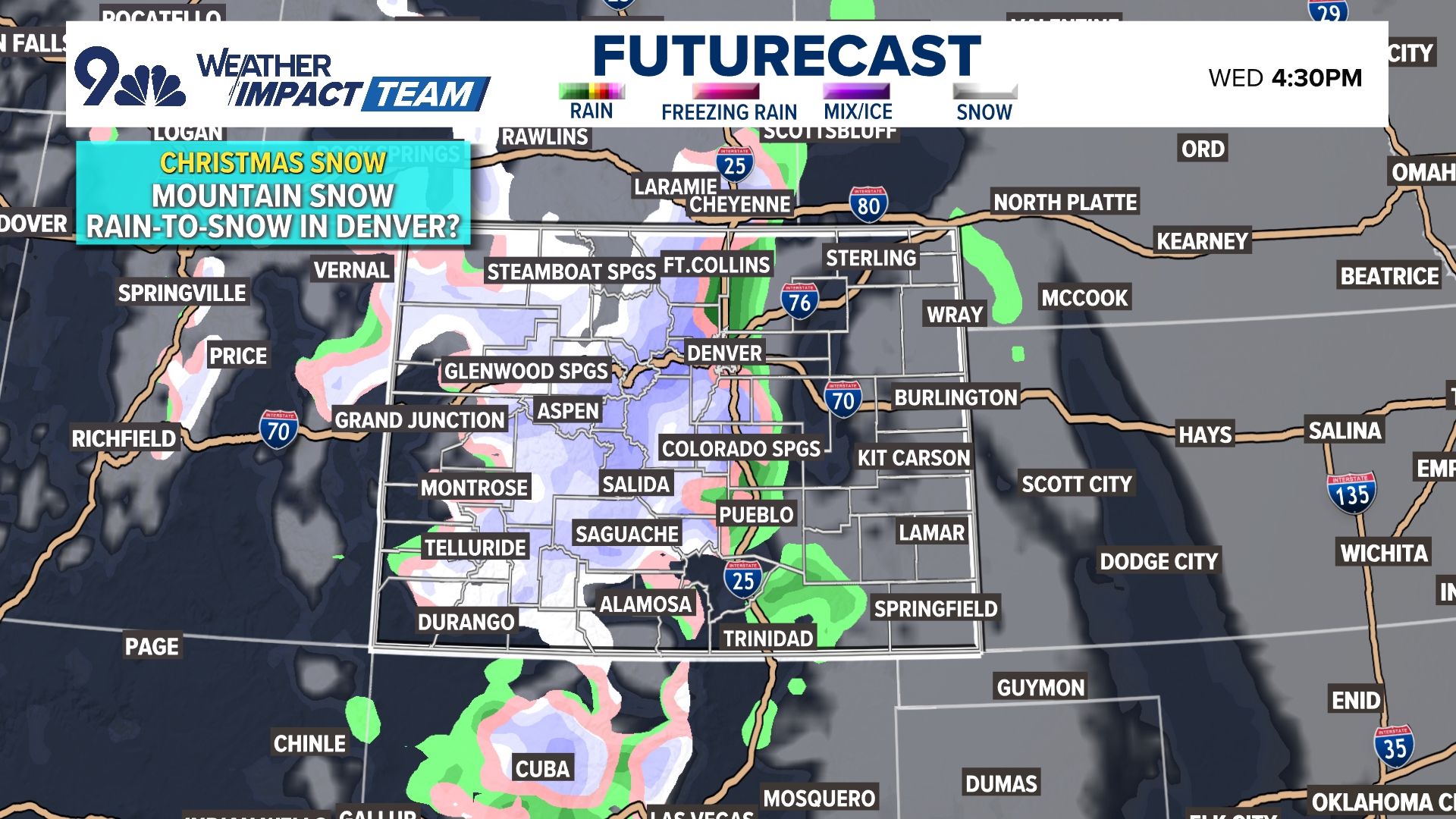 Denver weather: Will it snow on Christmas in Colorado? Snow is in the ...