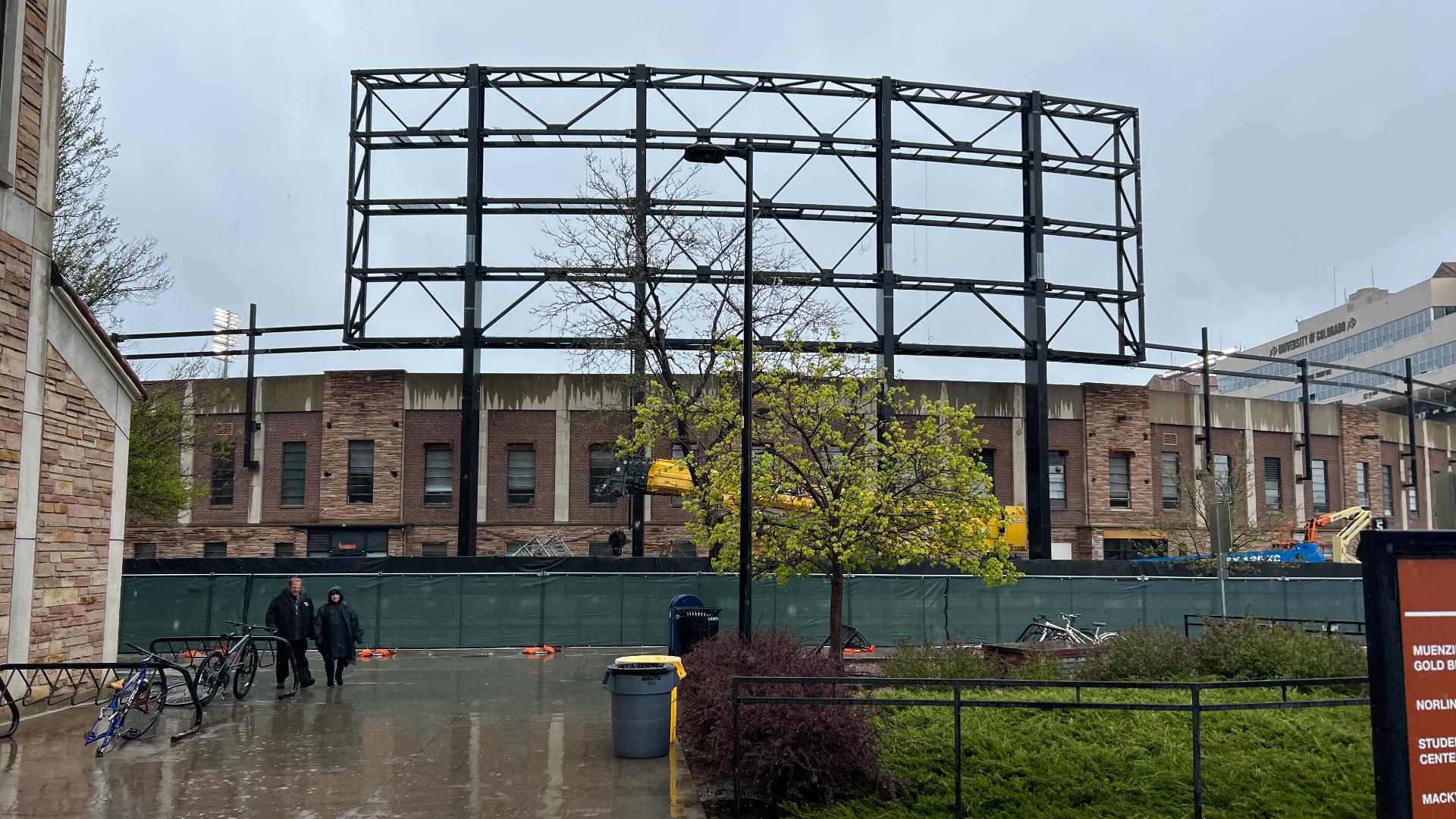 Folsom Field gets new scoreboard for Deion Sanders' 2nd season | 9news.com
