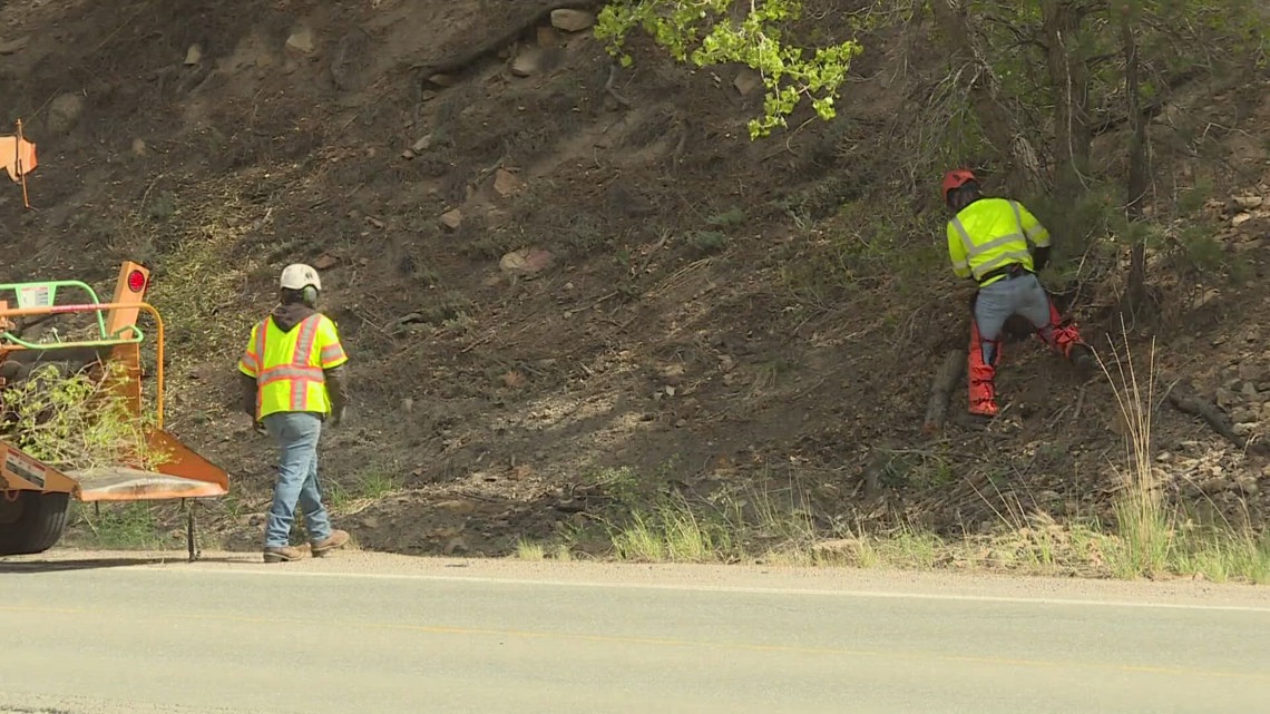 CDOT performing fire mitigation work along Colorado mountain roads ...