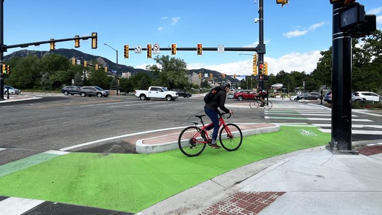 Boulder makes improvements to dangerous intersection | 9news.com