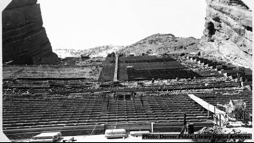 Red Rocks, Colorado history, vintage photos | 9news.com