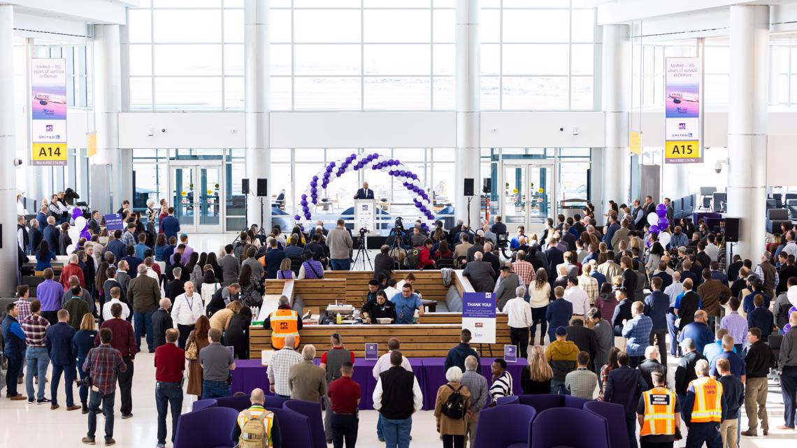 DIA celebrates gate expansion program with 22 new gates | 9news.com