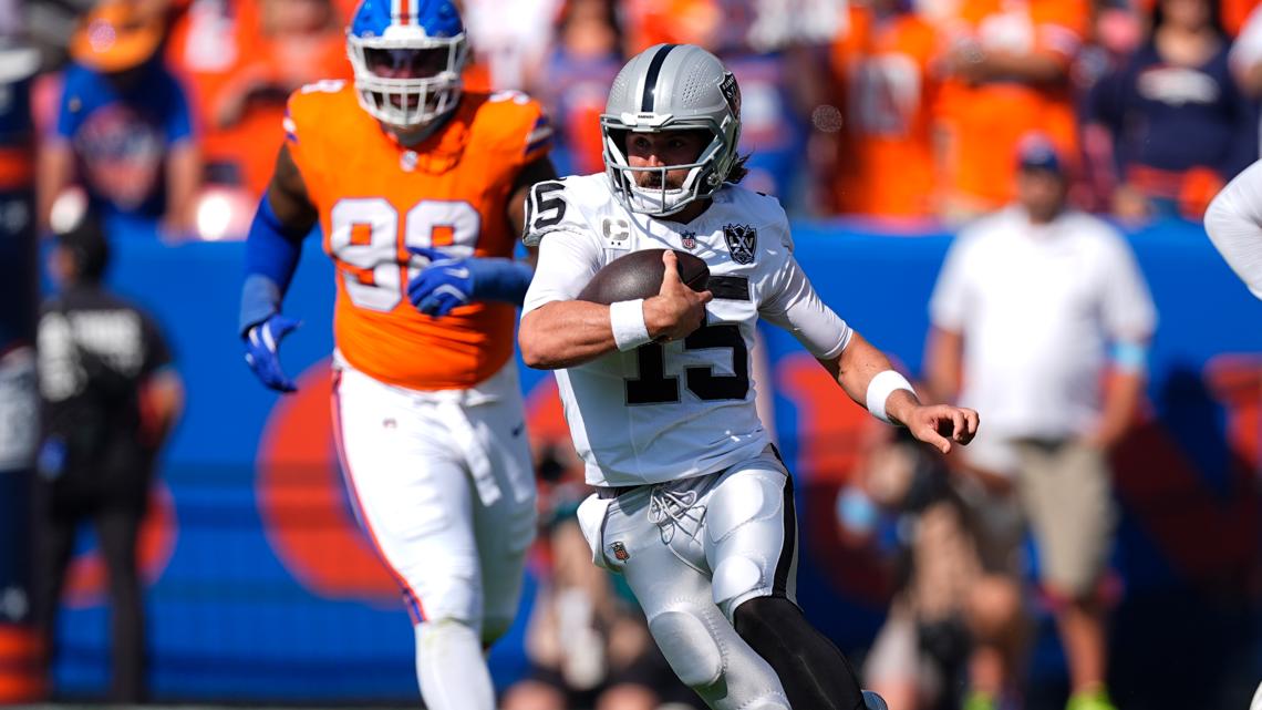 Pat Surtain 100-yard pick six keys Broncos' win over Raiders | 9news.com