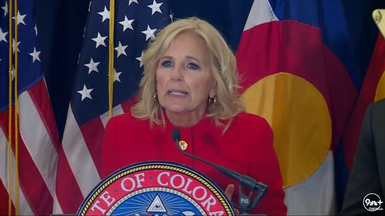 First Lady Jill Biden arrives in Colorado | 9news.com