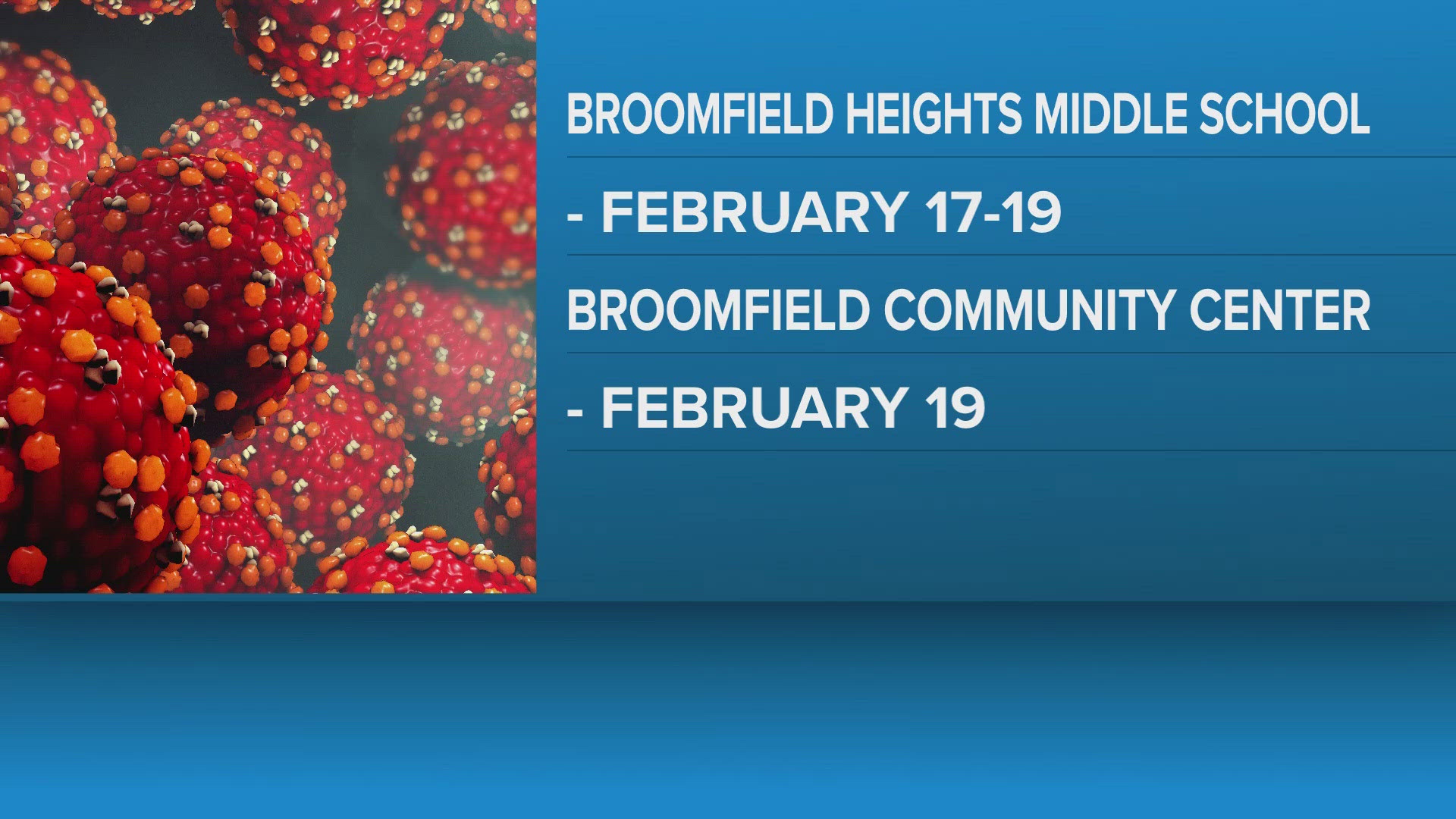 Outbreak declared after 3rd measles case tied to Broomfield school ...