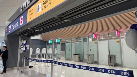 Brand-new West Security Checkpoint opens at Denver airport | 9news.com