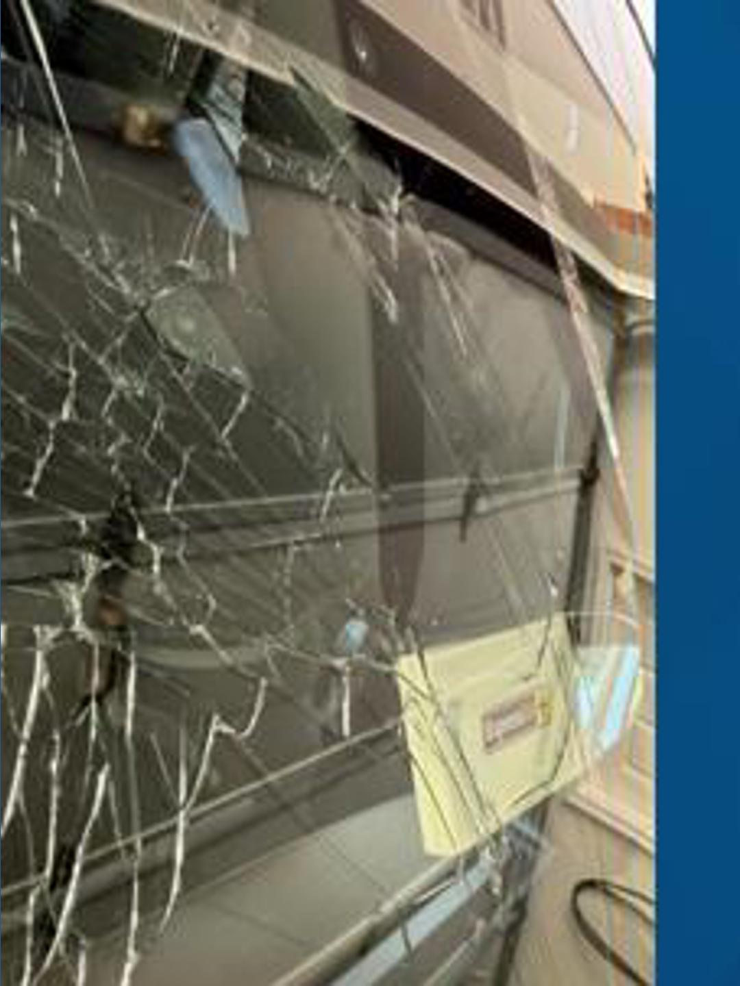 Centennial woman's windshield hit by objects thrown from truck | 9news.com