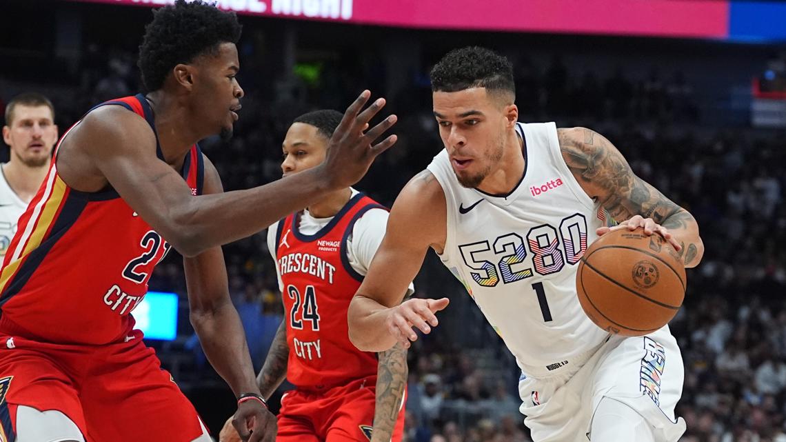 Nuggets beat Pelicans 144-119 | 9news.com
