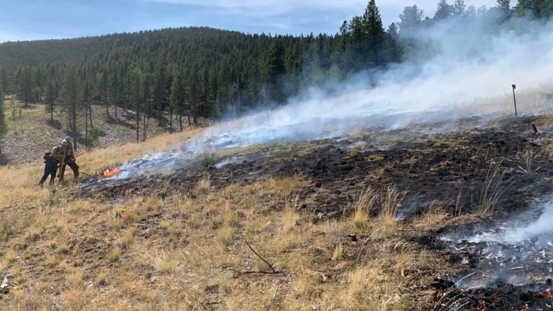 Bailey grass fire 100% contained; evacuations lifted | 9news.com