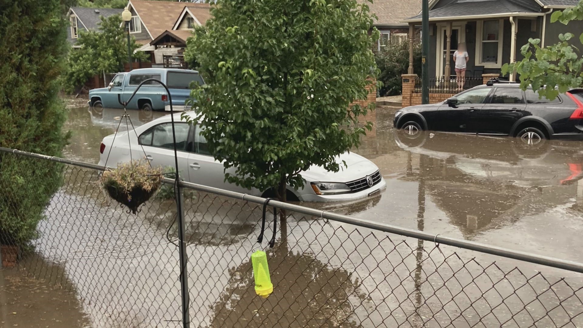 Denver's Globeville neighborhood impacted by flooding | 9news.com