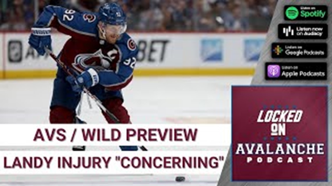 Avs look to keep Wild reeling. Landeskog injury "concerning" | Locked ...