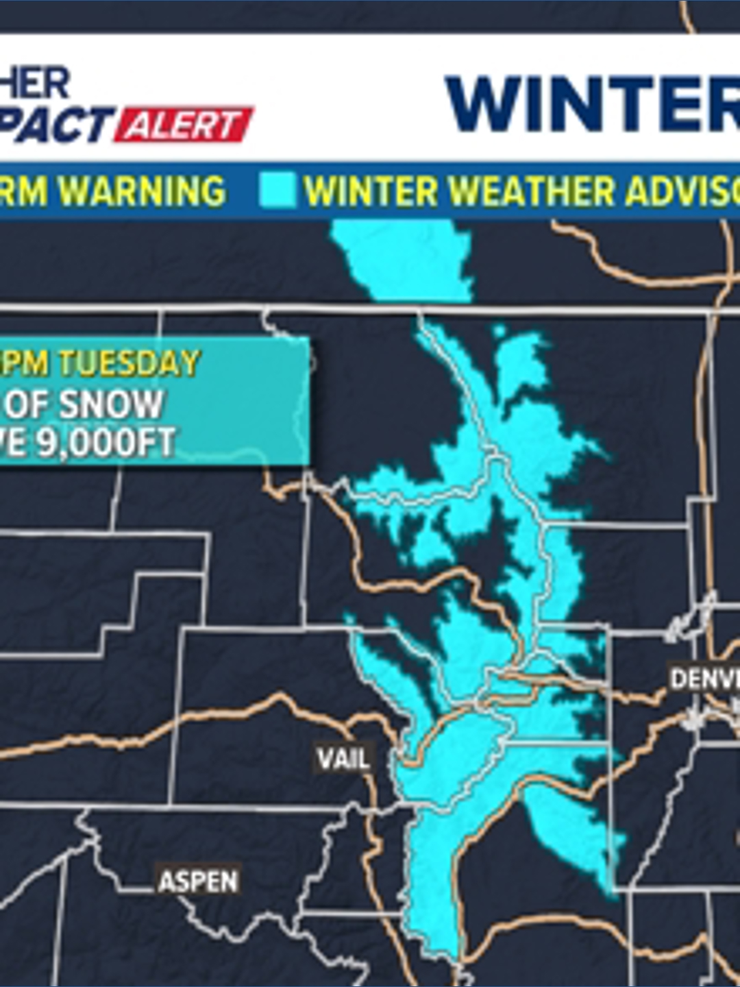 Cold front brings rain and snow to Colorado: Latest Denver forecast ...