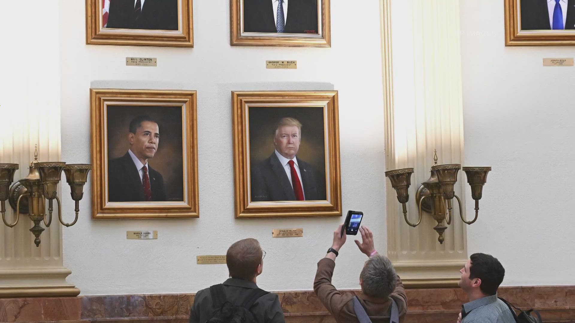 'Distorted' Trump portrait removed from Colorado Capitol wall | 9news.com