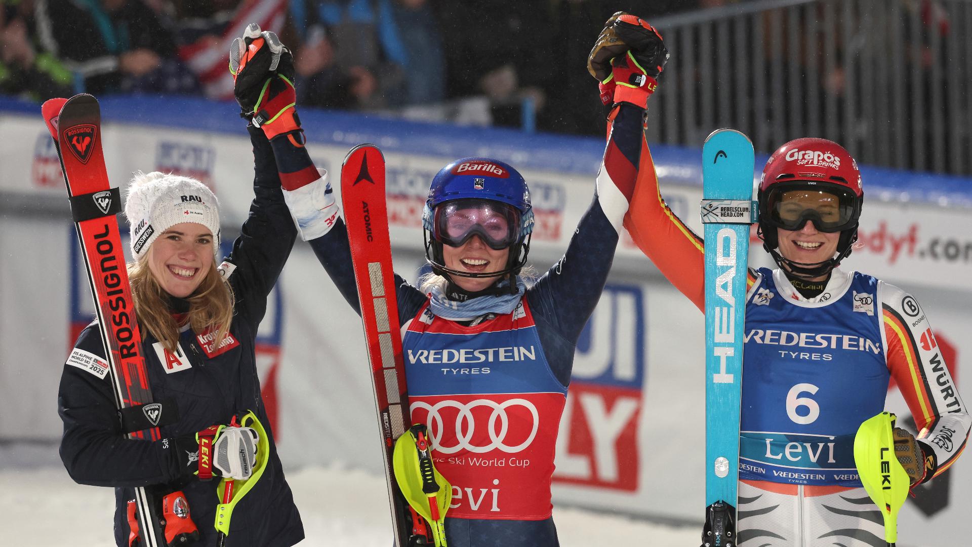 Mikaela Shiffrin Wins 1st World Cup Slalom Of Season