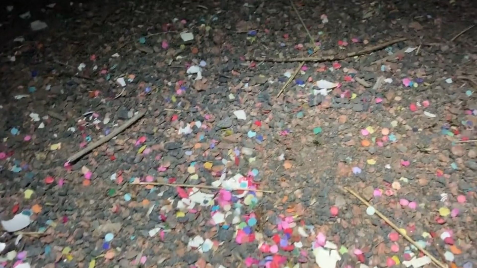 Confetti eggs, glitter bombs litter Colorado trails, picnic sites ...
