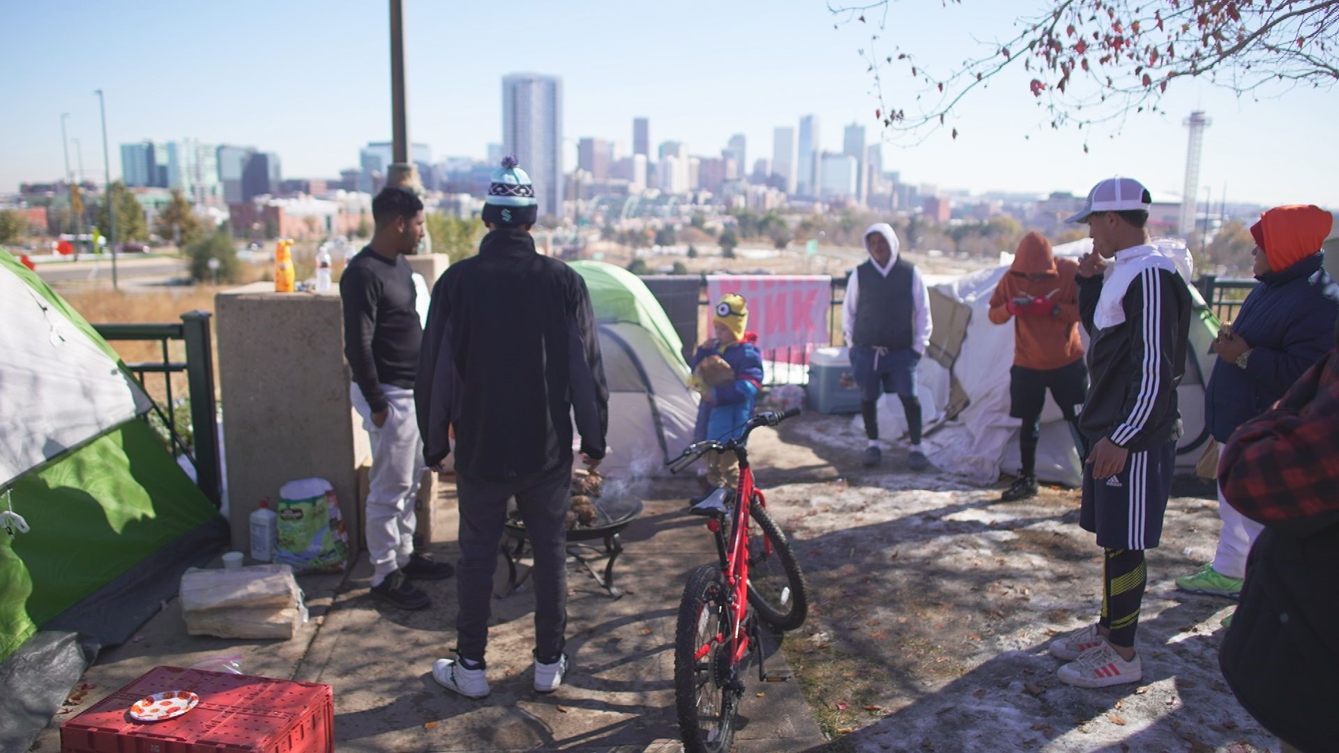 Advocates concerned as Denver plans to sweep migrant encampment | 9news.com
