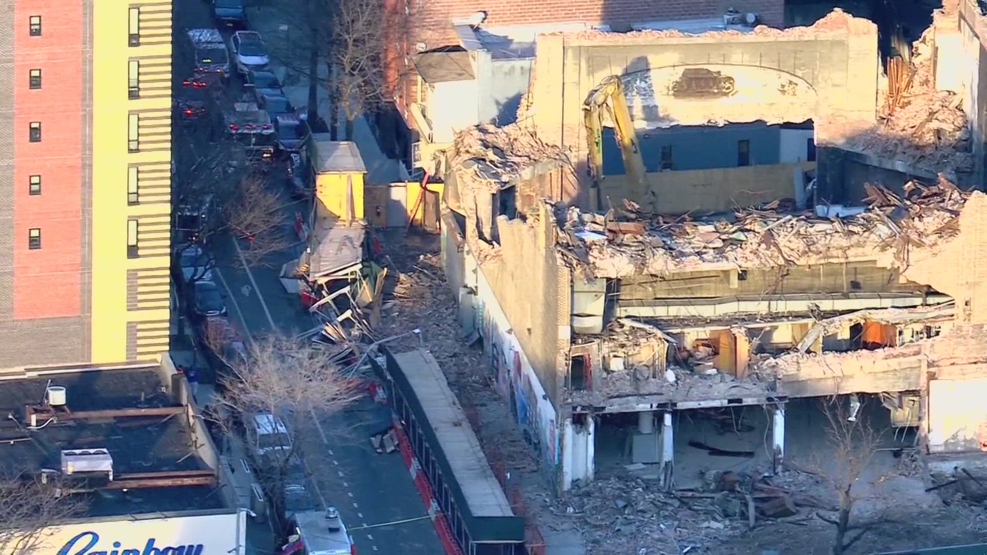 Vacant building partially collapses in New York | 9news.com