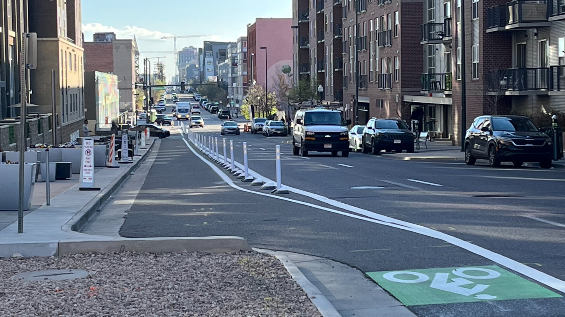 Traffic pattern adjustments being made in downtown Denver | 9news.com