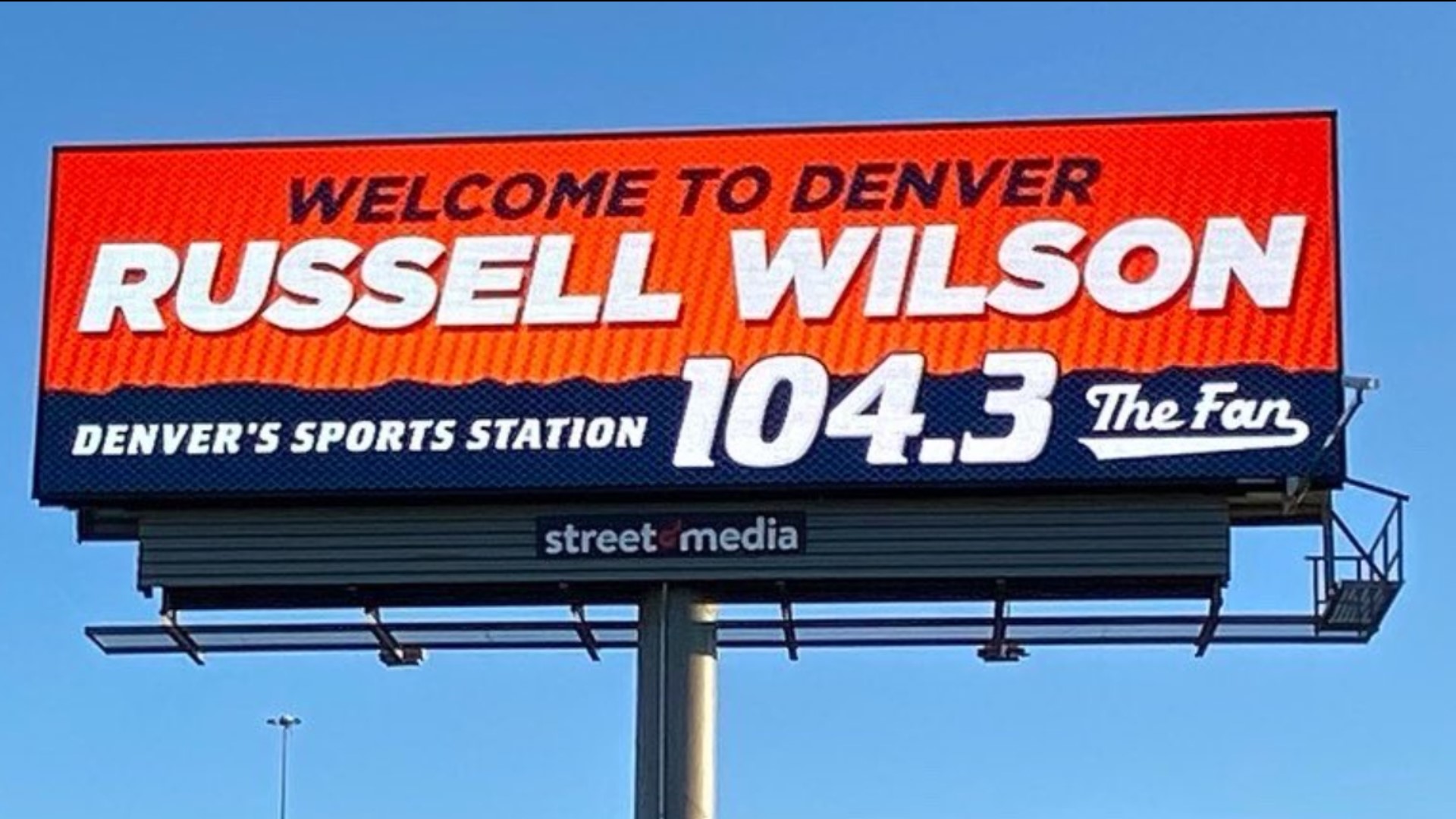Billboards are up in Denver to welcome Russell Wilson to Colorado ...
