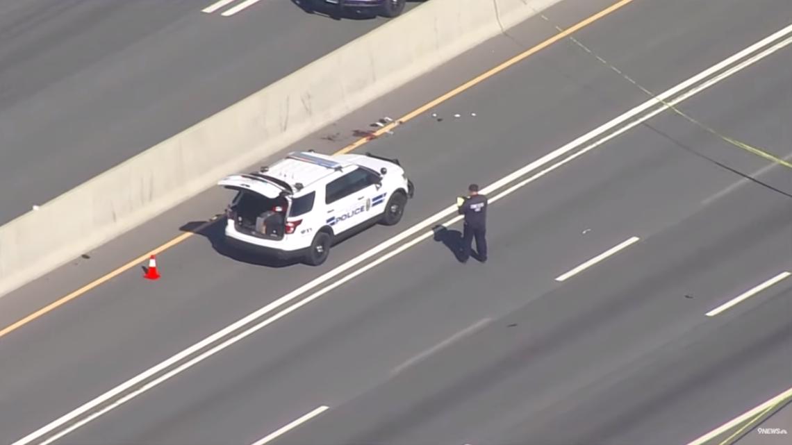 Interstate 25 closed for shooting involving Thornton officer | 9news.com