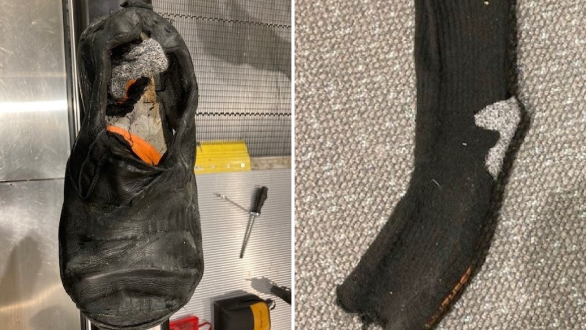 Lawsuit: Pilot’s foot gets stuck in moving walkway at DIA | 9news.com