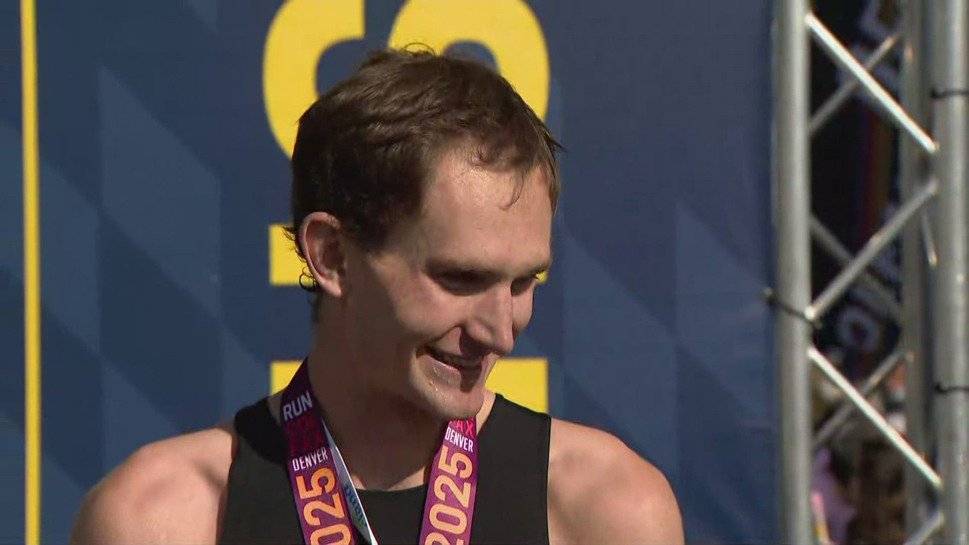 Steven Goldy wins the Colfax Marathon | 9news.com