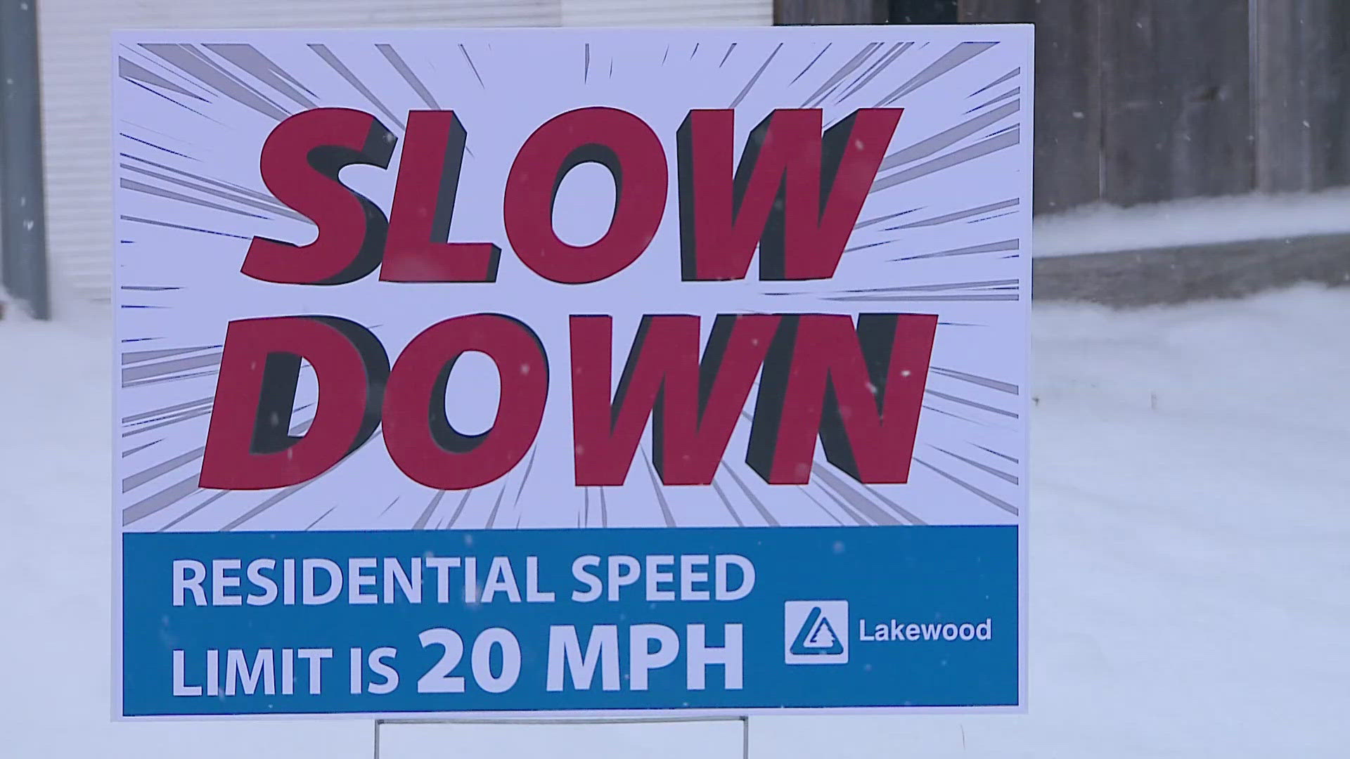 Lakewood reduces residential speed limit to 20 mph, new signs installed ...