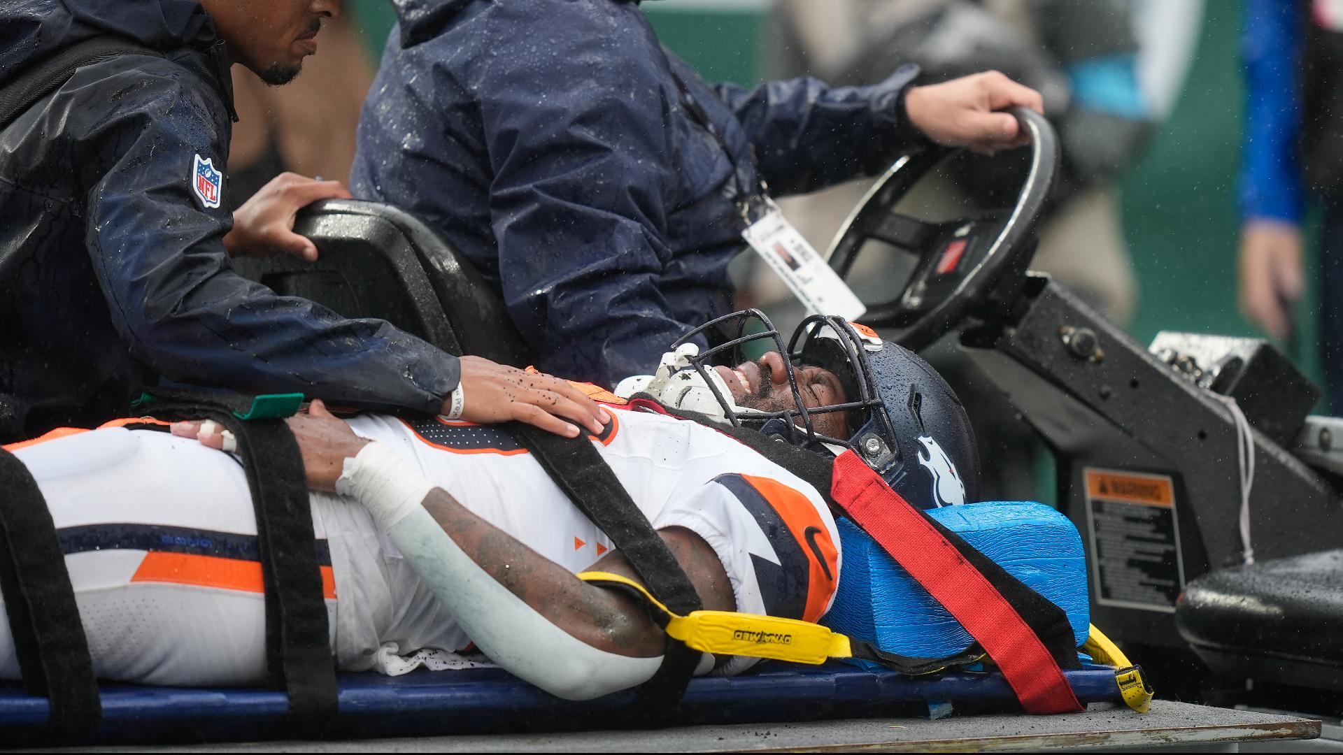 Broncos RB Tyler Badie out at least 4 weeks with back injury | 9news.com