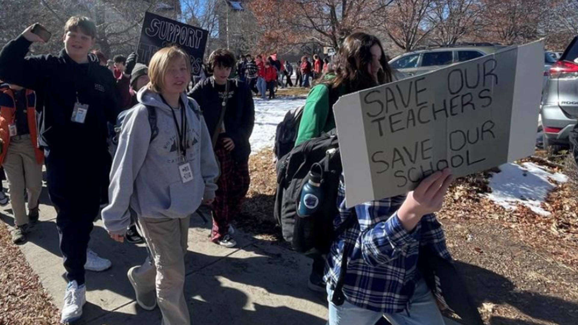 Budget cuts prompt walkout at Denver School of the Arts | 9news.com